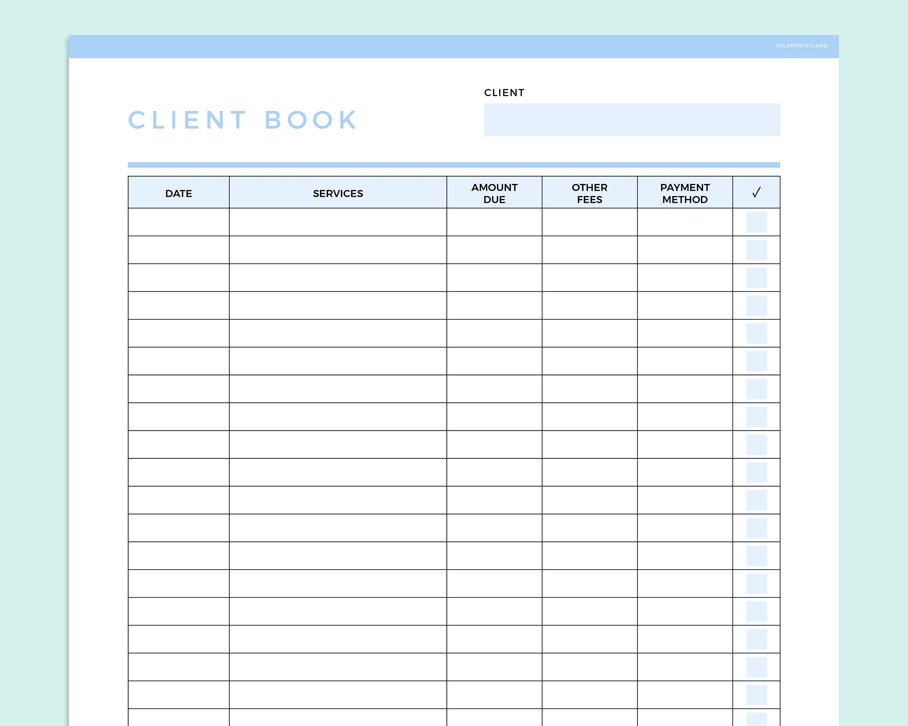 Editable Client Tracker Client Book Client Log Client - Etsy Australia