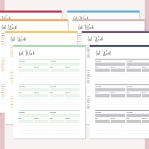 Printable Lab Work Sheet, Blood Work Log, Medical Test Record, Health ...