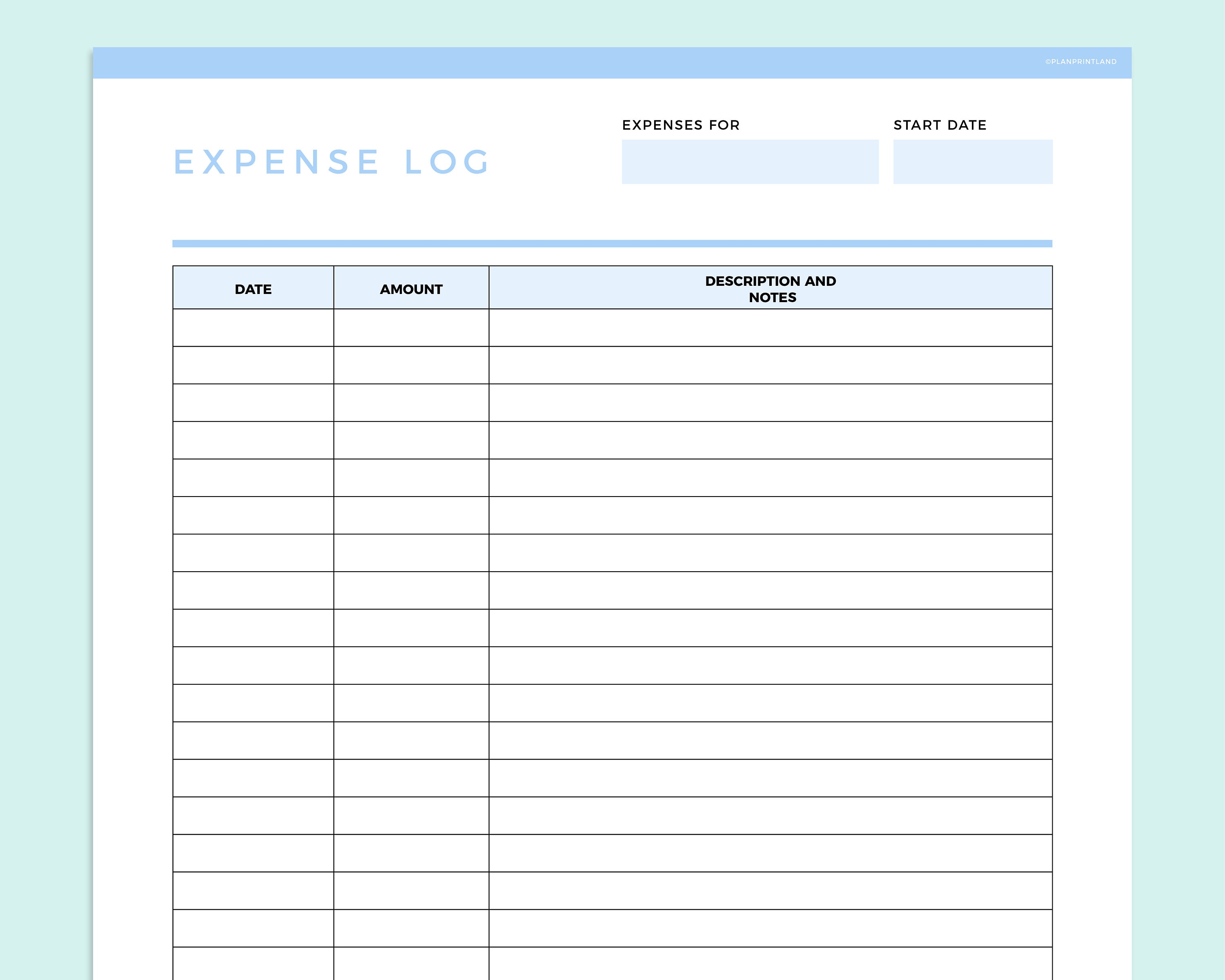 Editable Expense Log Printable Fillable Expense Tracker - Etsy Canada