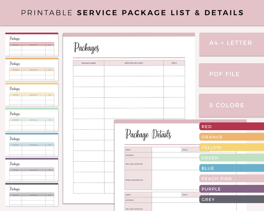 Business Package List, Package Details, Business Product List, Product ...