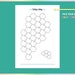 A5 Hexagonal Daily Rating Journal, Printable Hexagon Rating Tracker ...