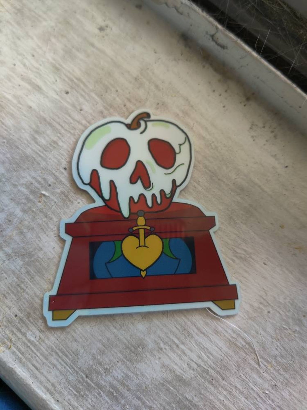 Evil Queen Poison Apple, Glow in the Dark (waterproof) - Etsy