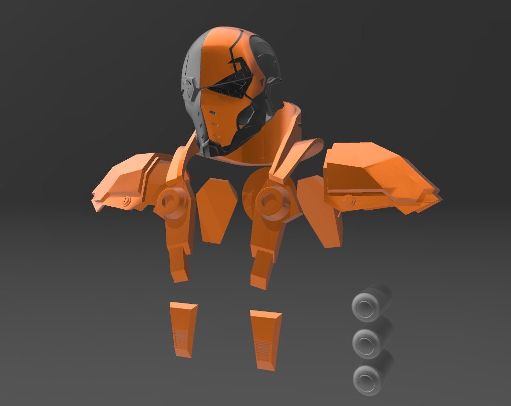 3D File-deathstroke Black-ops Armor and Helmet - Etsy