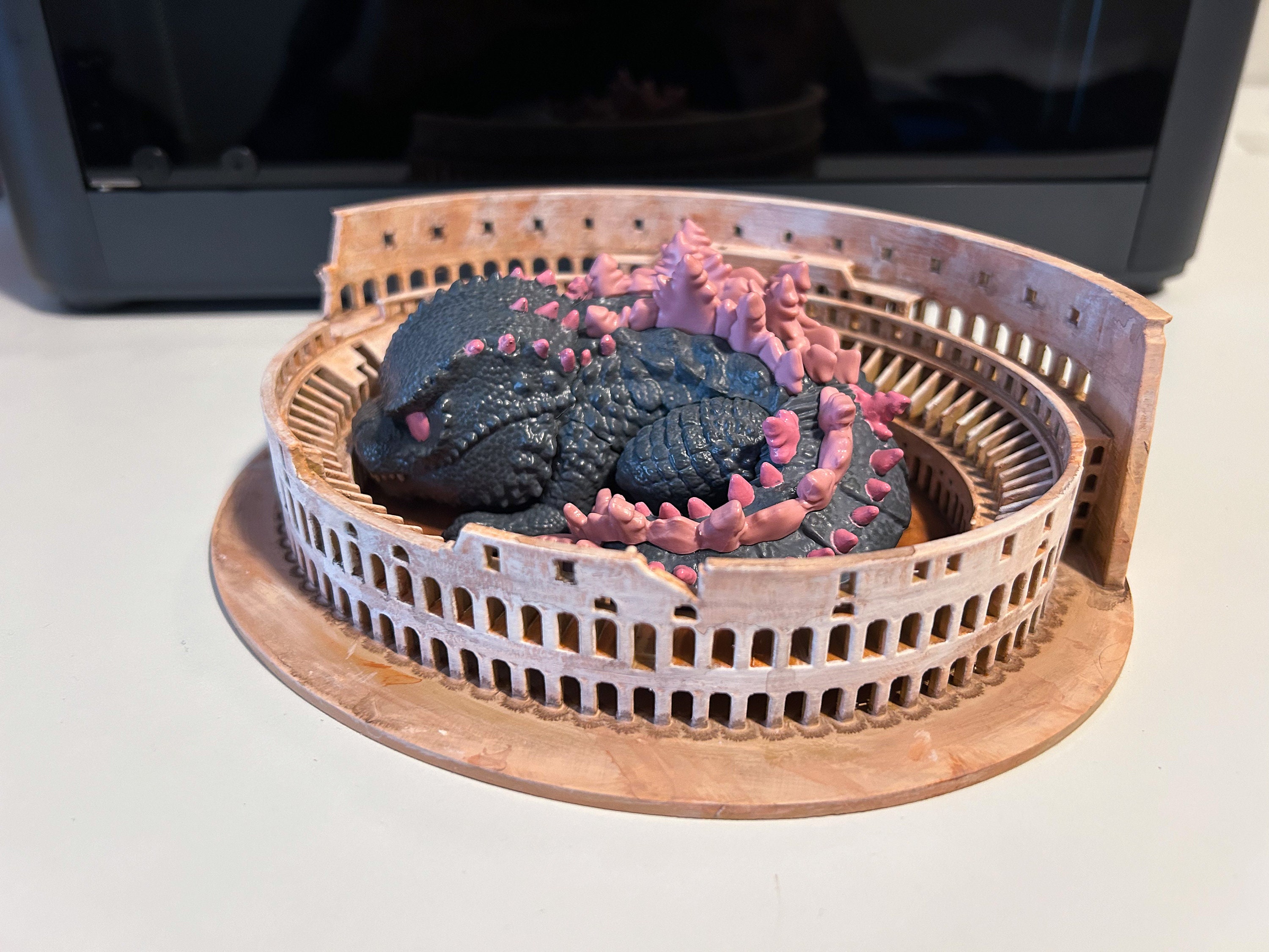 Godzilla Funko Pop ( Colosseum Display Only) - Etsy