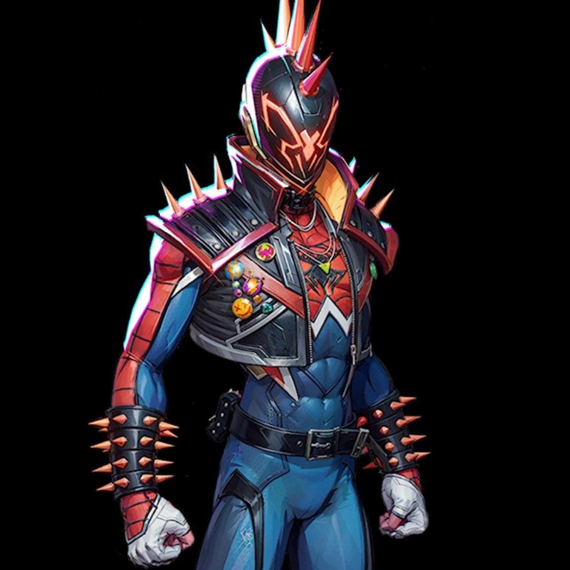3D Printed Rivals Spider-punk 2099 Helmet - Etsy