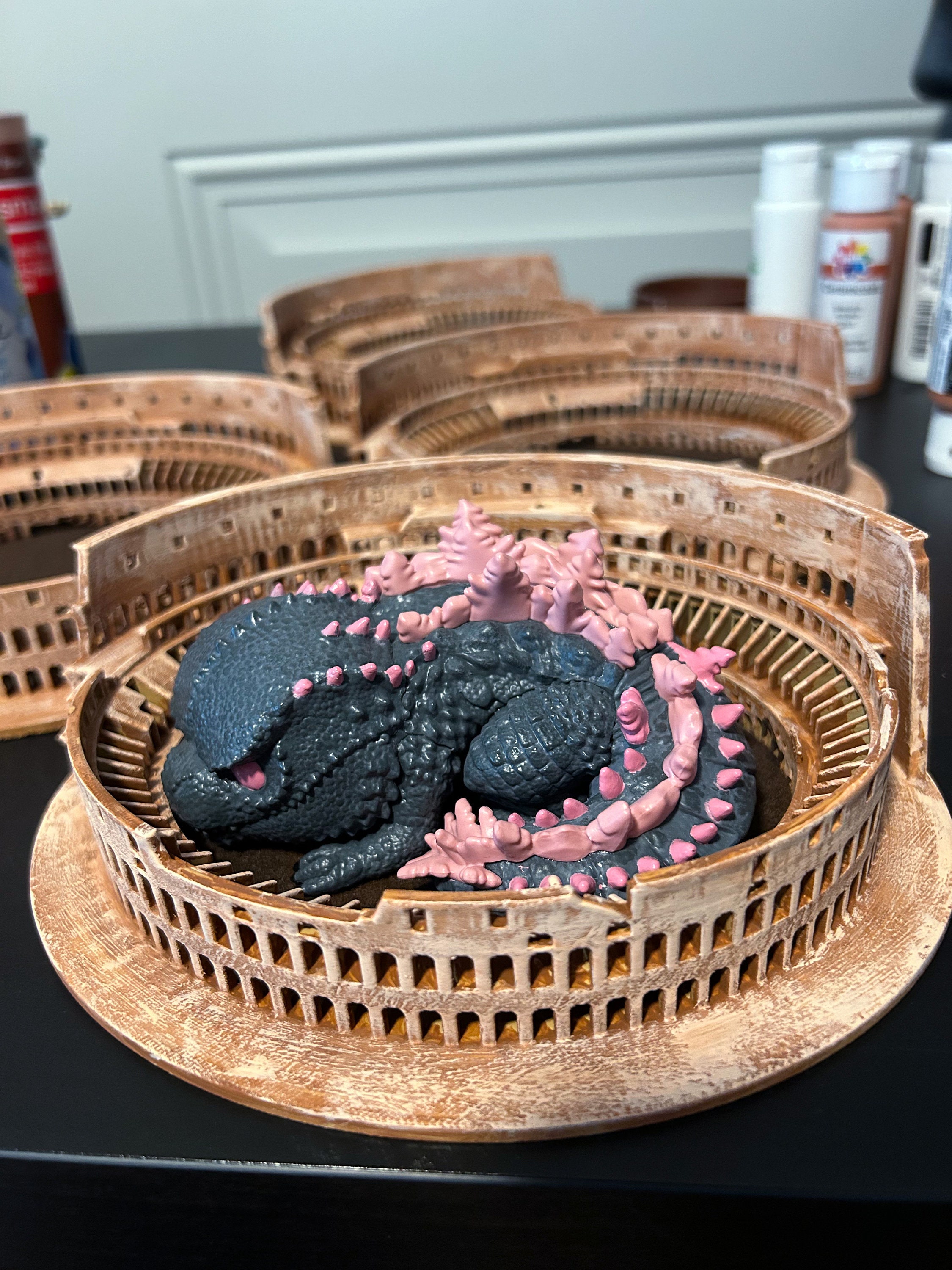 Godzilla Funko Pop ( Colosseum Display Only) - Etsy