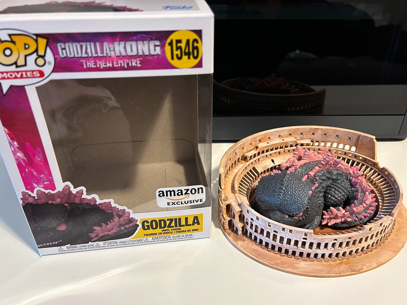 Godzilla Funko Pop ( Colosseum Display Only) - Etsy