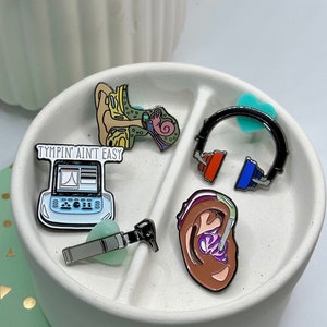 Ear Anatomy Enamel Pin, Audiology, Audiologist, Grad School Gift - Etsy