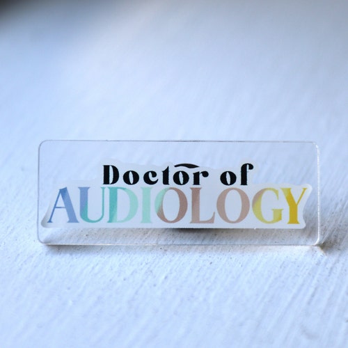 Audiology Badge Reel/pin - Etsy