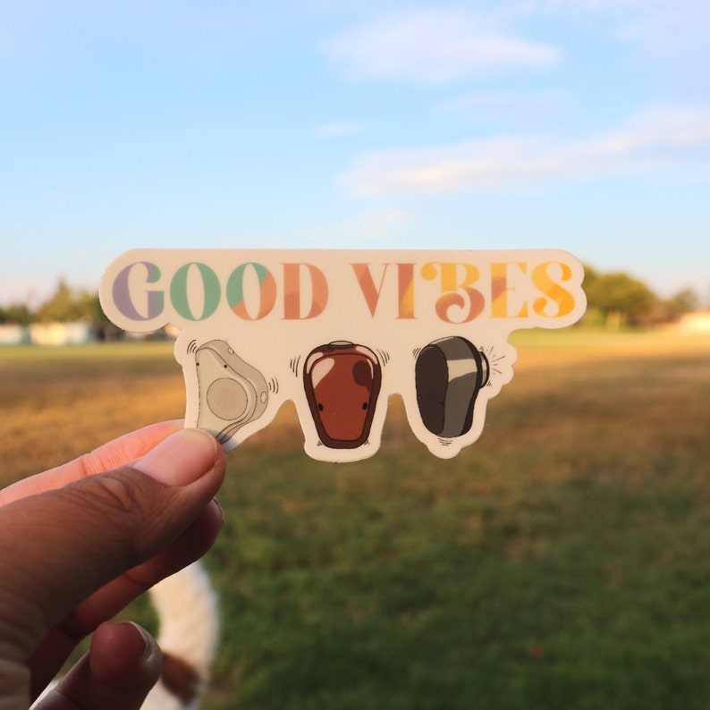 Good Vibes BCSP/BAHA Vinyl Sticker Audiologist Gift - Etsy