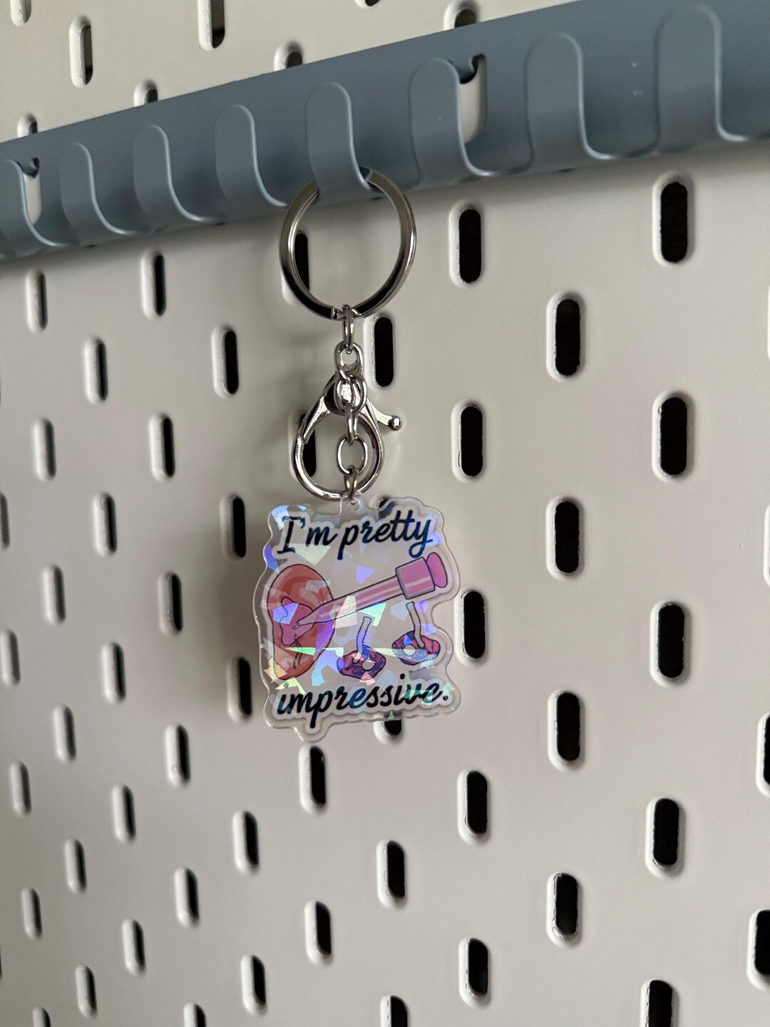I’m Pretty Impressive Holographic Keychain, Audiology, Audiology ...