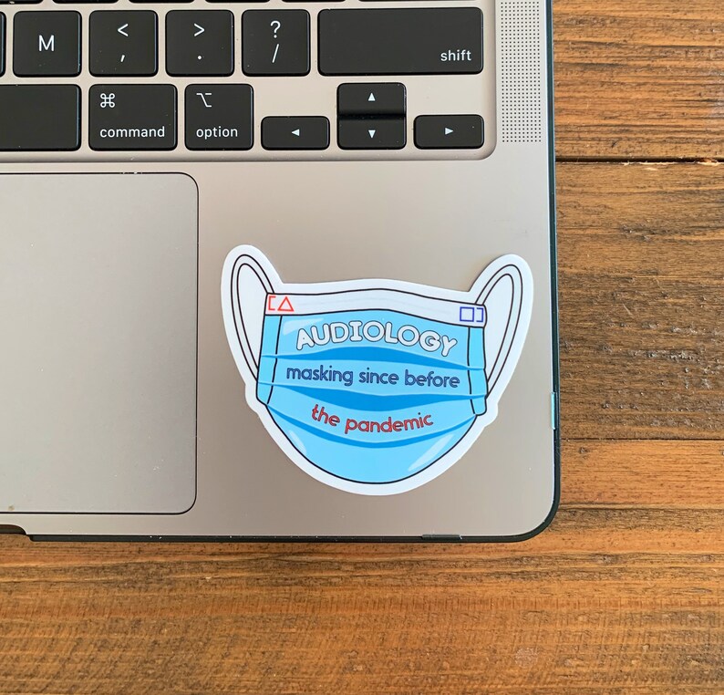 Audiology Masking Vinyl Sticker, Audiology, Audiologist, Grad School ...