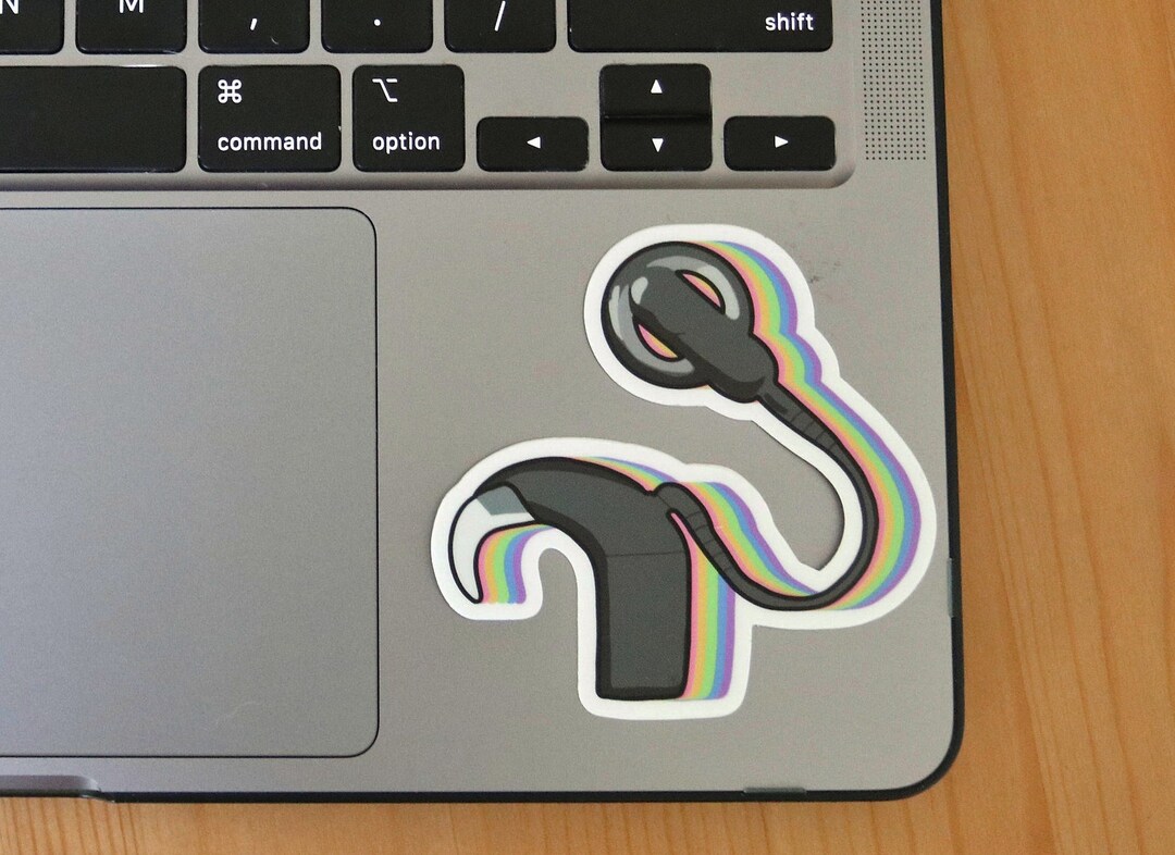 Cochlear Implant (CI) Color Stack Die Cut Vinyl Sticker, Audiologist ...