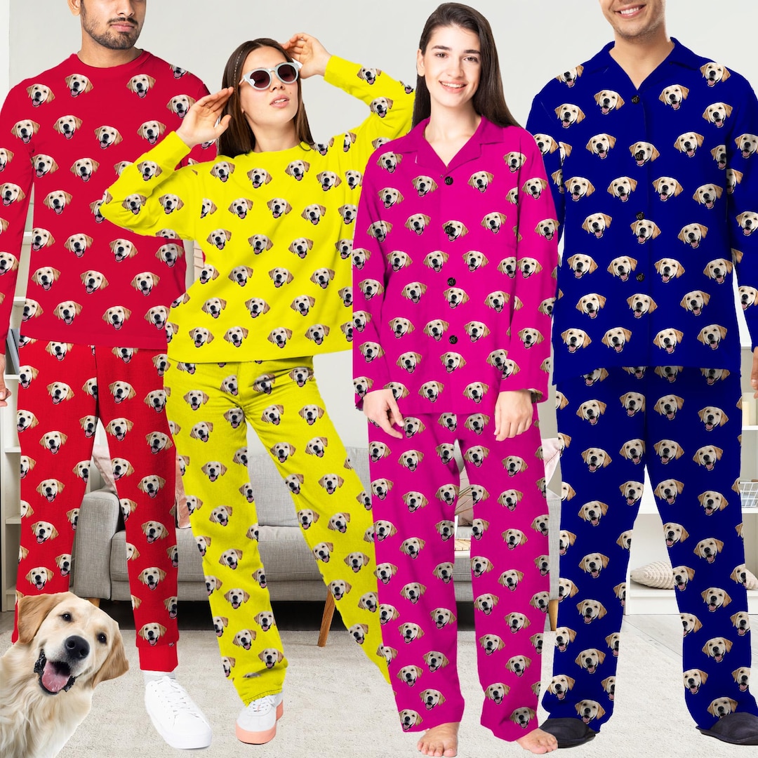 Custom Face Pajamas, Personalized Photo Pajamas, Custom Christmas ...