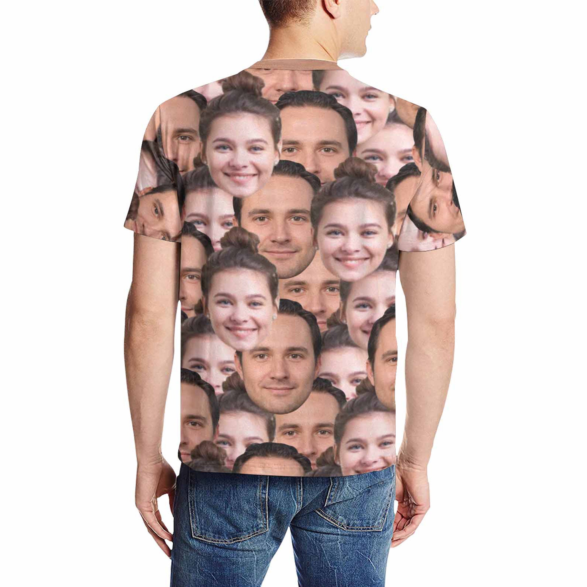 Custom Face T-shirtpersonalized Shirt for Mancustom Photo T - Etsy