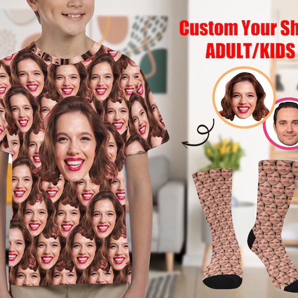 Custom Face Shirt - Etsy