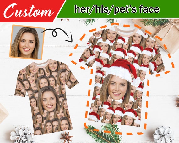 Custom Face T-shirt Personalized T Shirt With Face for Man | Etsy UK