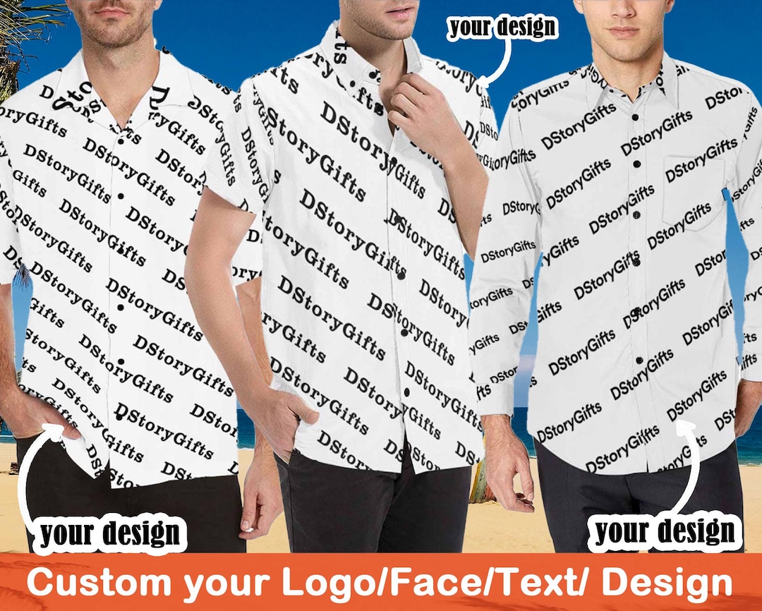 Custom All Over Print Shirt: Personalized Photo, Logo, or Design - Etsy