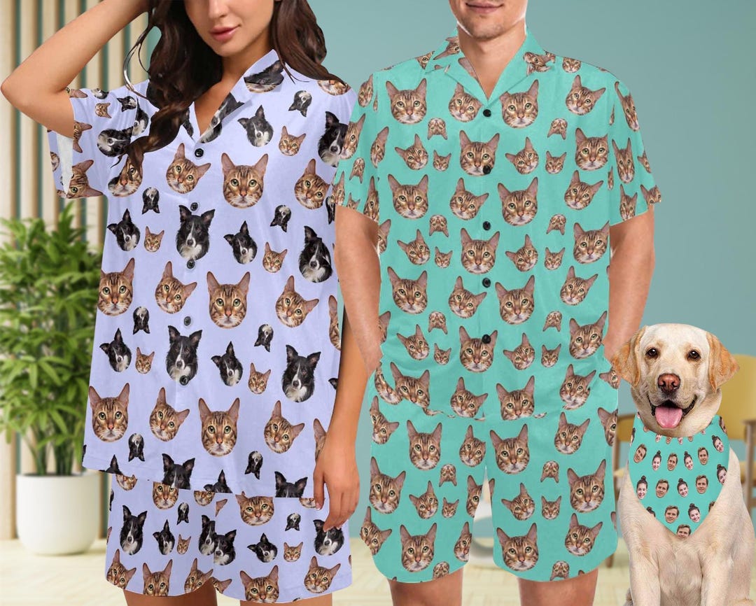 Custom Pajamas With Photos, Personalized Pajama Women Man, Custom ...