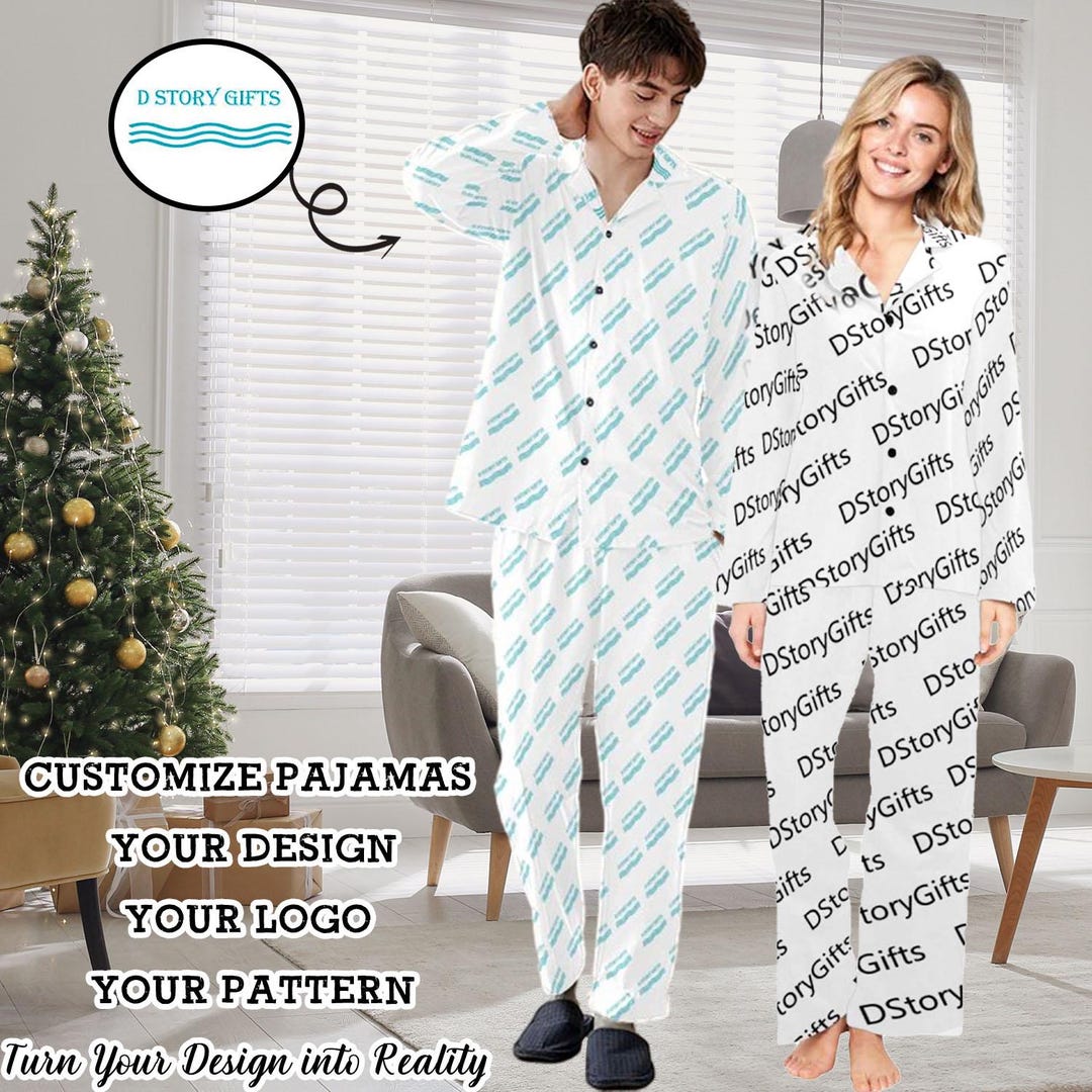 Custom Photo Pajama Set: Personalized Design, Funny Gift - Etsy