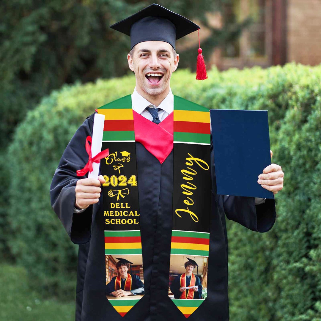 Personalized Graduation Stole, Custom Graduate Stoles Name, Graduation ...