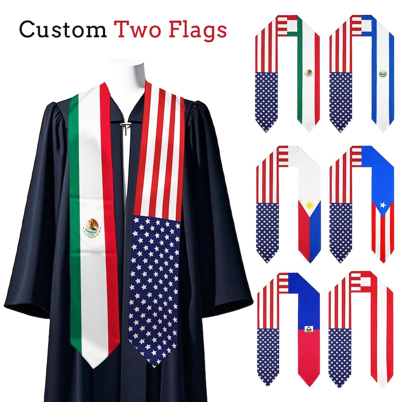 Flag Sashes for Graduation - Etsy