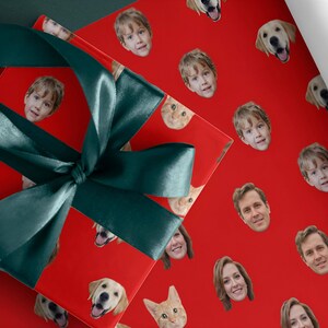 Custom Wrapping Paper Face Logo, Custom Gift Wrapping Paper Roll With ...
