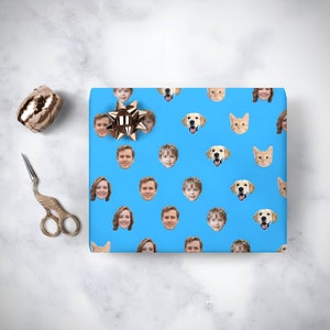 Custom Wrapping Paper Face Logo, Custom Gift Wrapping Paper Roll With ...