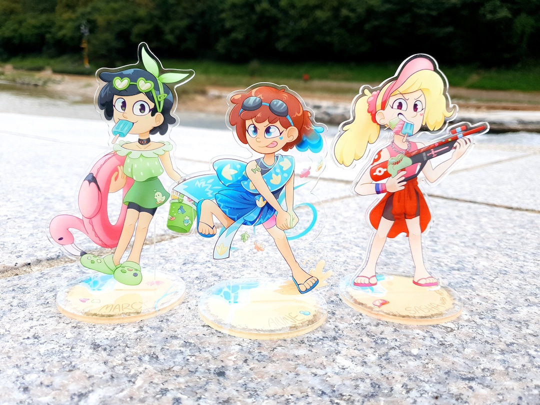 Amphibia: Summer Trio Acrylic Stand - Etsy