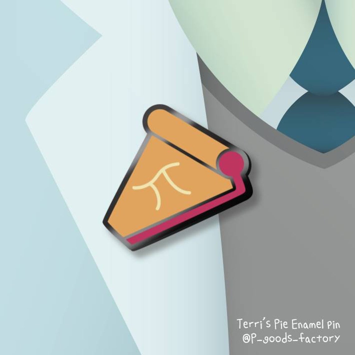 Amphibia: Terri's Pie Enamel Pin - Etsy