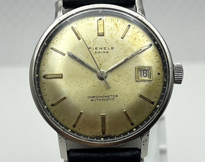 Rare KIENZLE Swiss / Automatic Chronometer / All Steel / Swiss Made ...