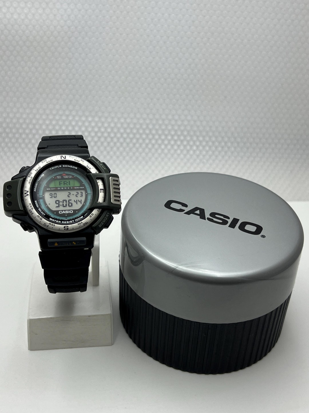 1994 Casio ATC-1100 (module 1170) / 1st Triple Sensor Watch / Alti Baro ...