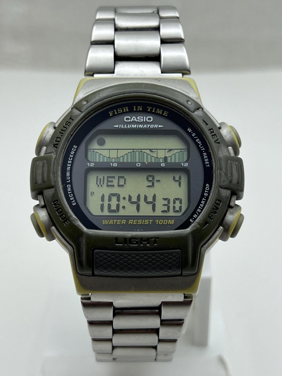 Vintage CASIO FT-2000 Fish in Time (module 1879) / Rare Wristwatch ...
