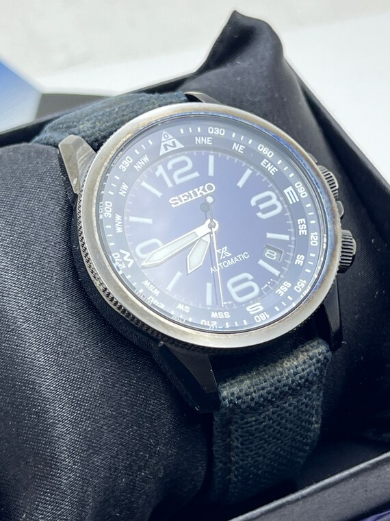 SEIKO Blue ALPINIST Compass Fieldmaster 4R35-02N0 - S… - Gem