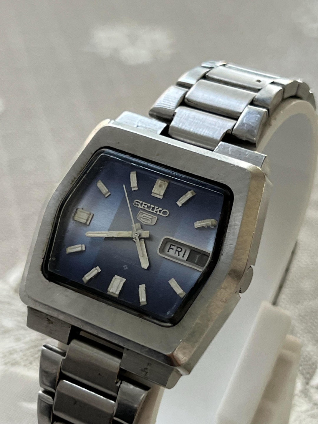 Vintage SEIKO 5 Hexagon Shaped Automatic All Steel 6119-5460 Made in ...