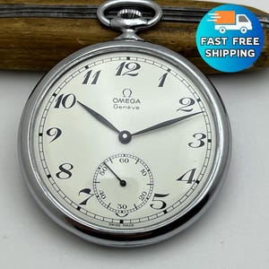 1973 Omega 18 Ligne Cal.960 Snap Case Pocket Watch RARE - Etsy