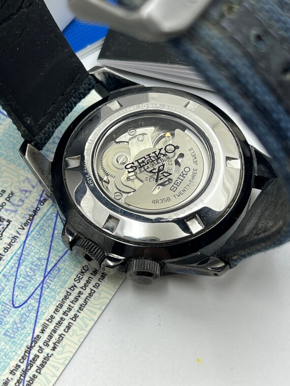 SEIKO Blue ALPINIST Compass Fieldmaster 4R35-02N0 - S… - Gem