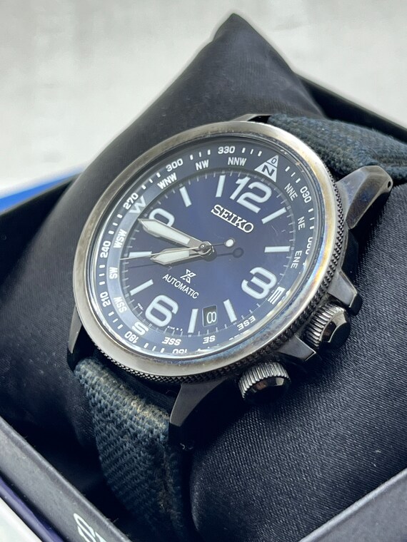SEIKO Blue ALPINIST Compass Fieldmaster 4R35-02N0 - S… - Gem