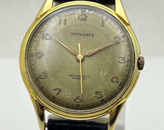 Vintage Monora Breitling-bidynator Felsa 690 Automatic Movement Men's ...