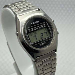 1970s CASIO Digital 31QR-20 / Japan G / All Steel / Rare Wristwatch / Mens / Gift for Husband ...