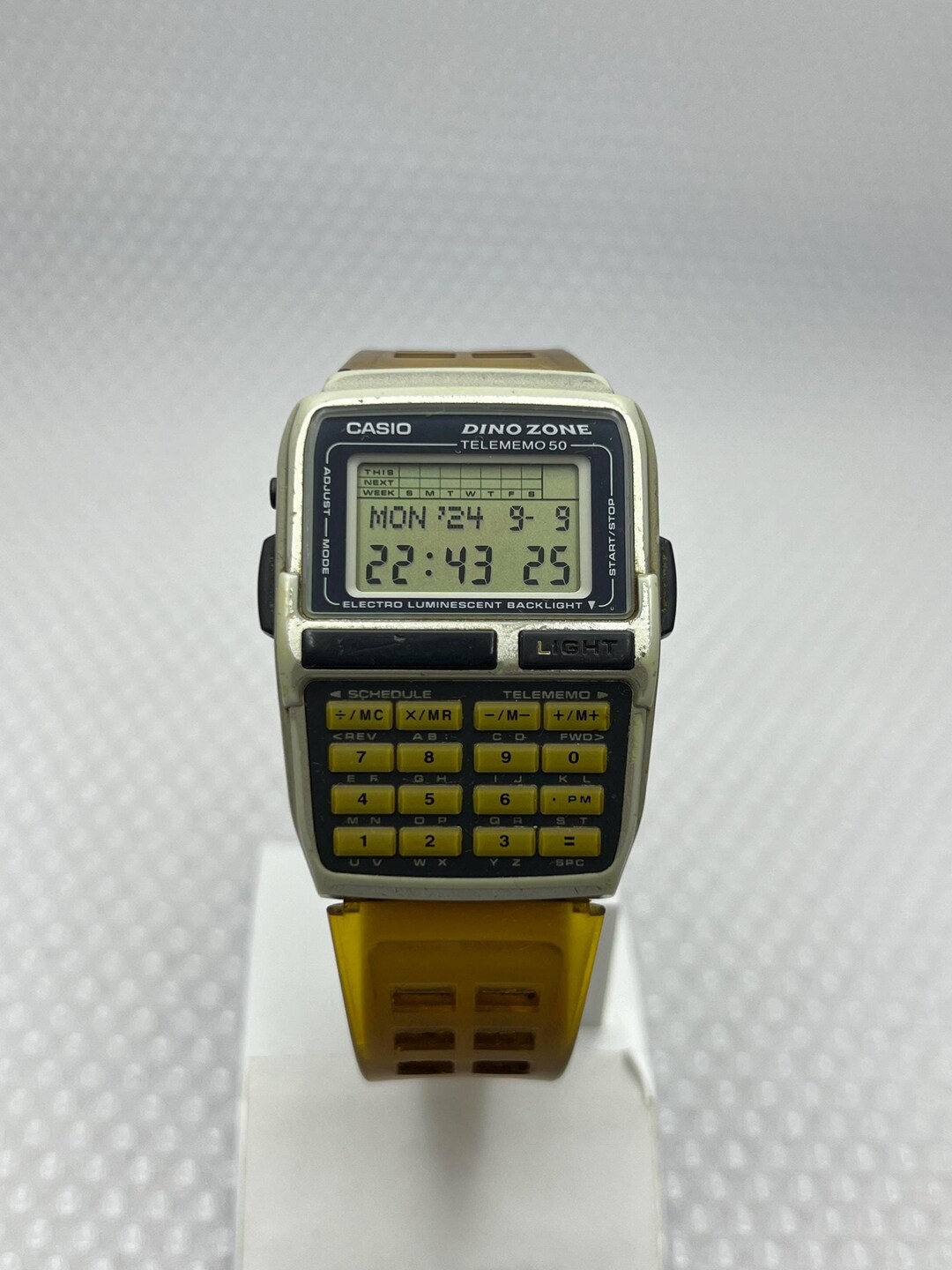 Vintage Casio Dino Zone DBC-63 module 1276 / Calculator Data Bank Tele ...