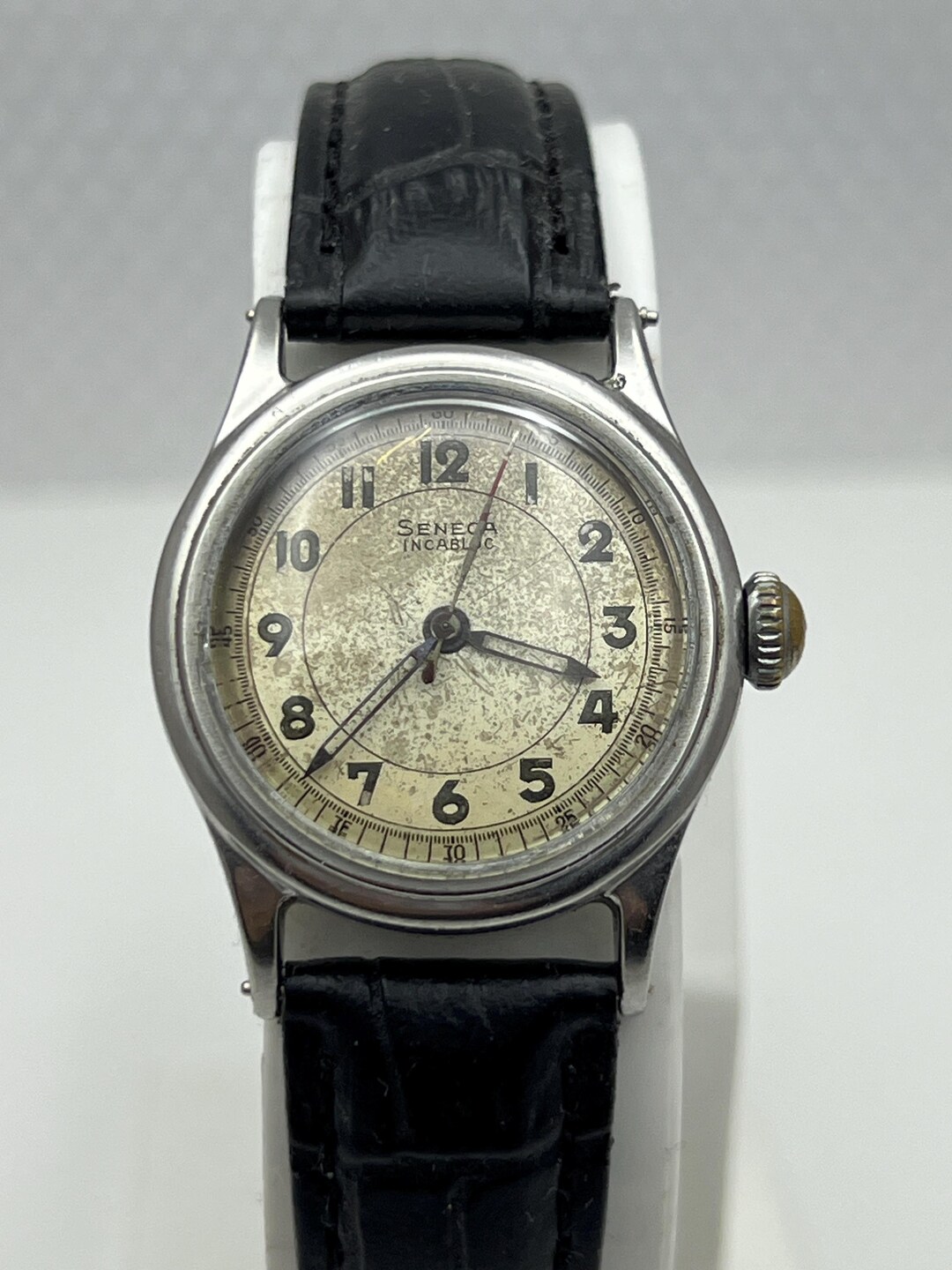 Seneca Pioneer Military WW2 Boy Size Vintage Hand Winding Swiss Made ...