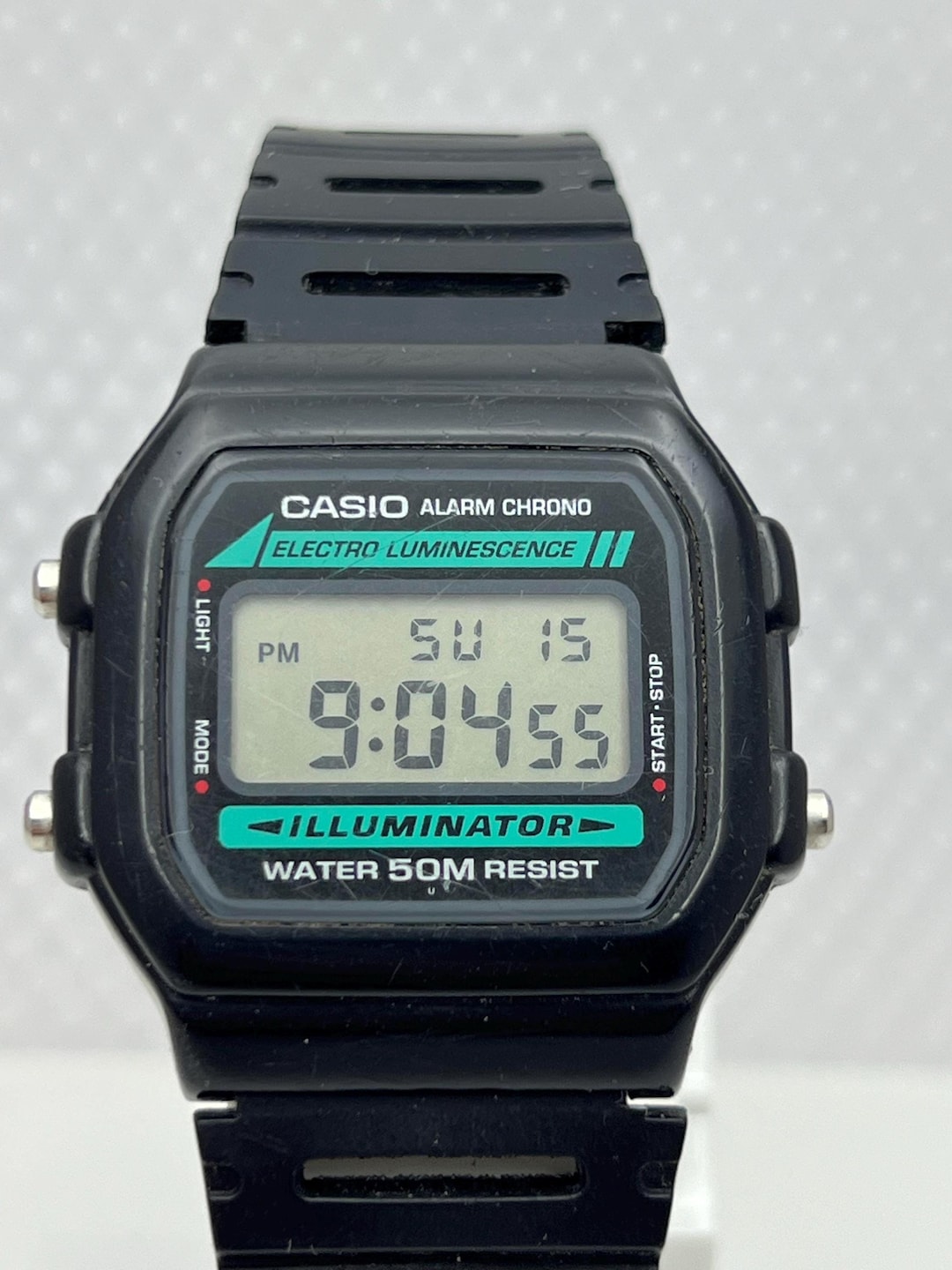 1990s Casio Illuminator W-86 (module 1572) / Electro Lumiscance Digital ...