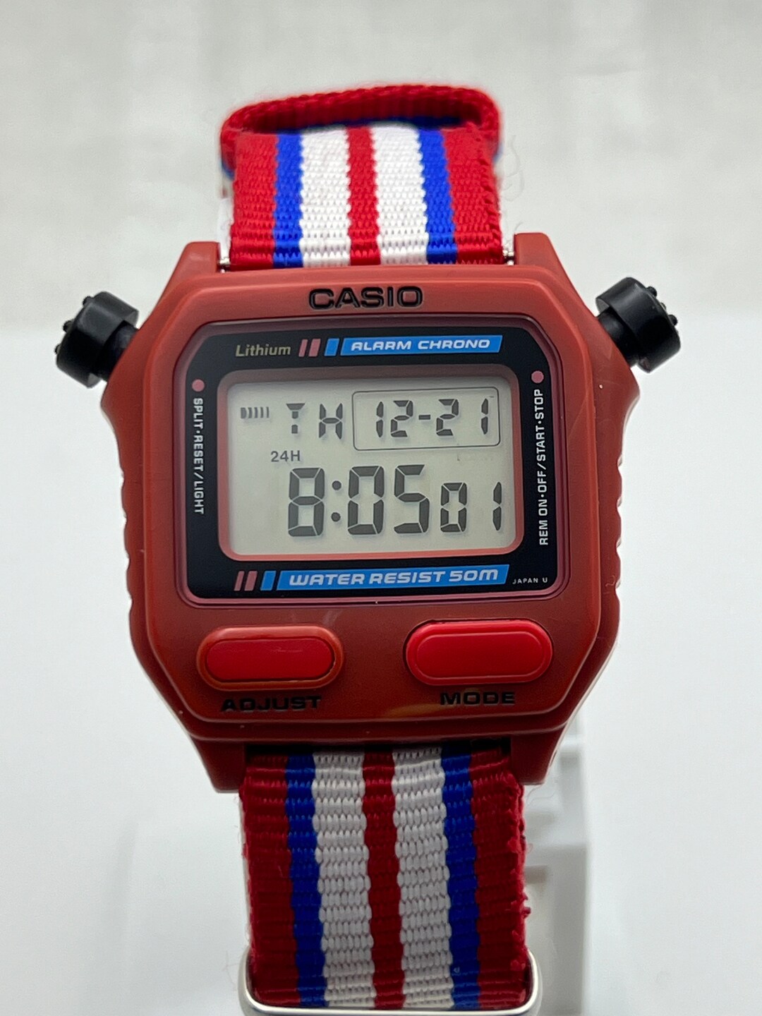 Rare Casio SW-200 Digital Watch module 874 Wrist/neck Chronograph ...