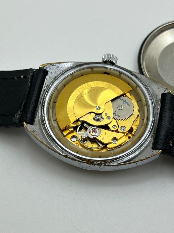 vintage ROTARY Automatic 21 Jewels Smoke Dial Mens Wr… - Gem