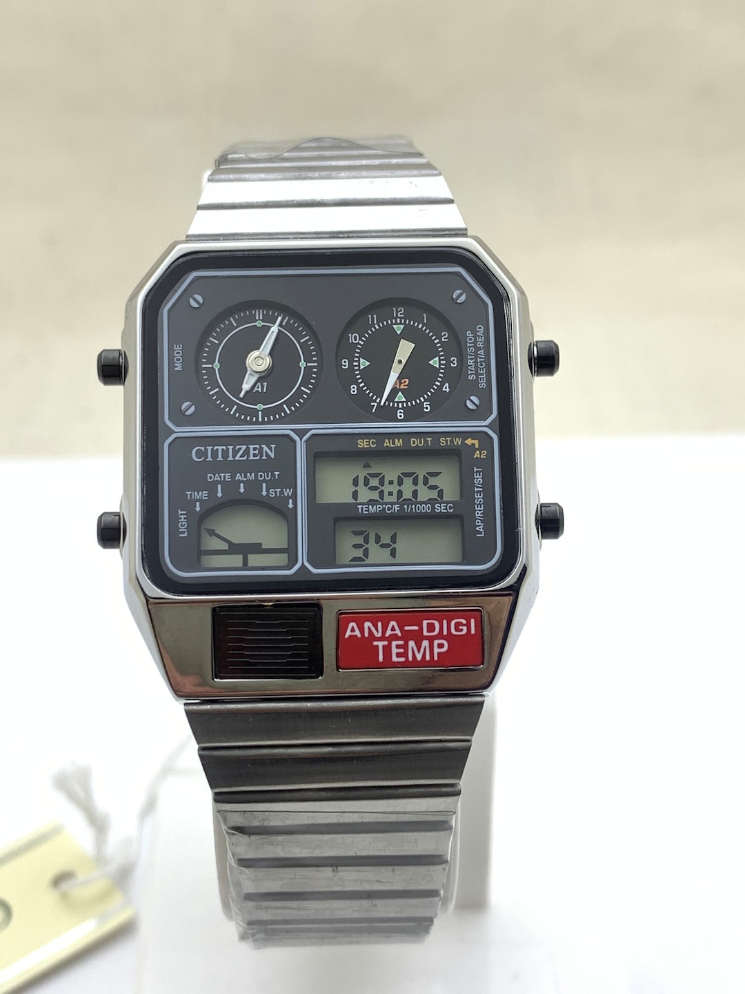 N.o.s. Citizen ROBOT Ana-digi-temp 8988 Japan Retro Unworn - Etsy