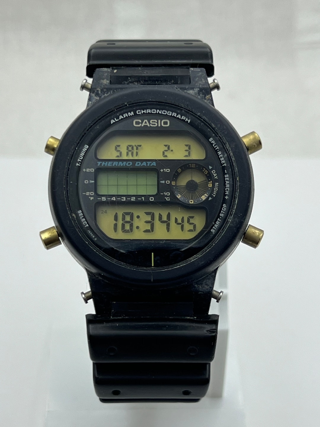 Vintage Casio G-shock DW-6100 module 1414 Digital Mens Wristwatch Retro ...