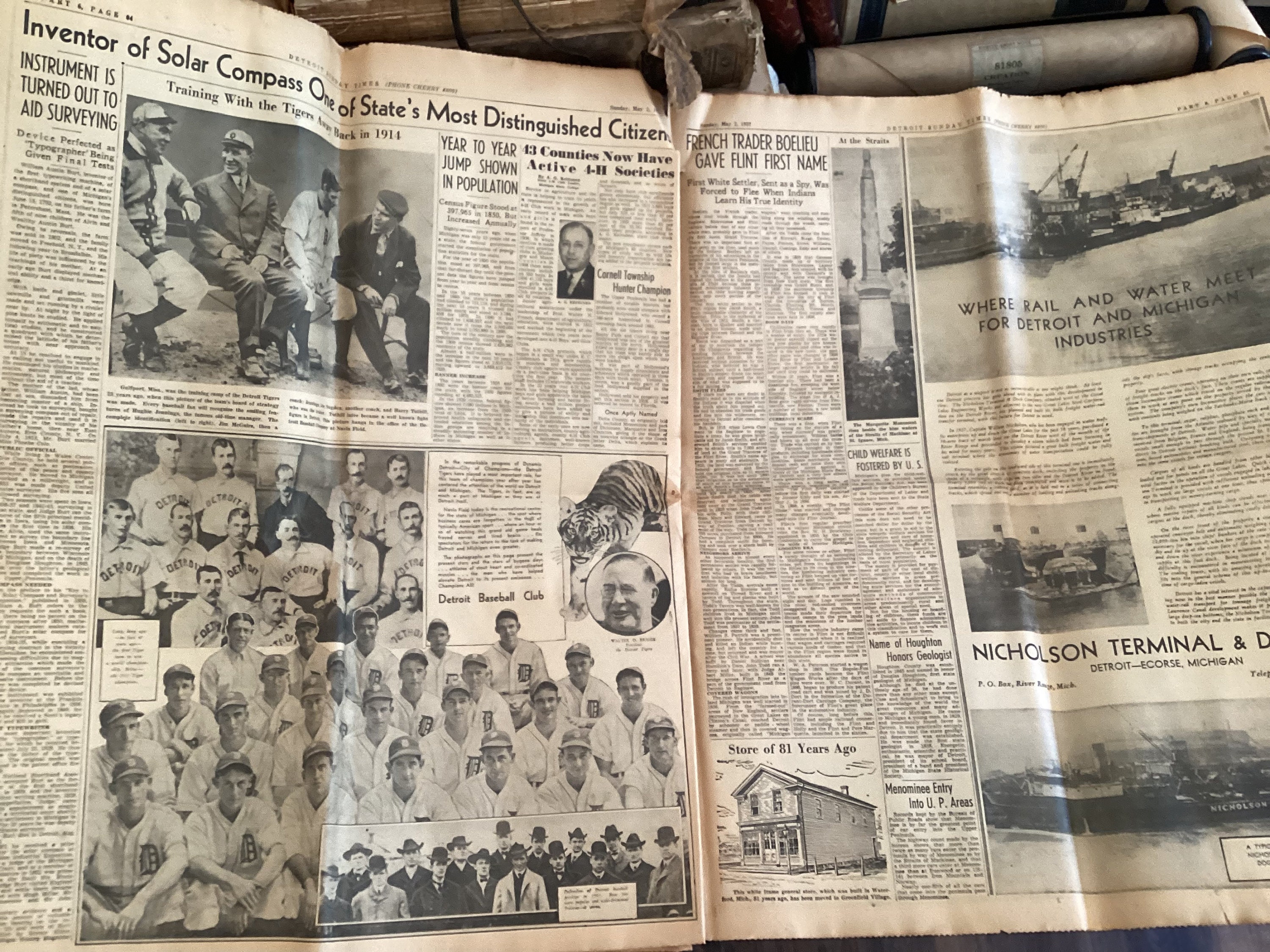 1937 Antique Detroit Michigan Newspaper Detroit Times - Etsy