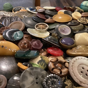 Antique Vintage Mixed Collector Button Lot Fancy Button Lot Specialty ...