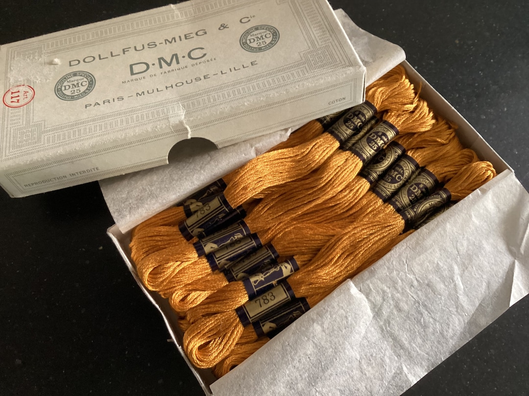 DMC Gold Embroidery Floss Lot Original Box Color, 783 - Etsy